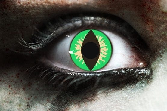 Green Reptile Lenses - Halloween Contact Lenses - Exotic Lenses